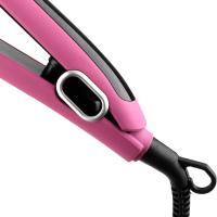 China Purple Mirror  80~230℃ PET 1 Inch Titanium Flat Iron For 4c Hair for sale