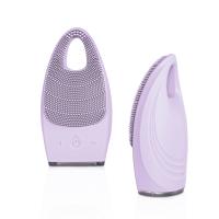 China IPX6 200mAh Electric Silicone Face Brush Ultrasonic Facial Cleansing Device for sale