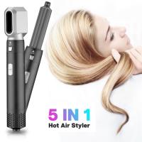 China 1600W Interchangeable Hot Air Brush / Heated Blow Dry Brush for sale