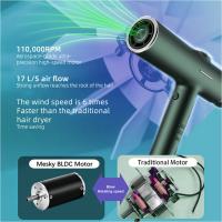 China High Speed Dryer LCD Display Bldc Hair Dryer With Magnetic Diffuser Nozzle for sale