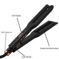 China 4 PTC Heaters Mesky Ceramic Flat Iron Compact Size Rechargeable Wireless for sale