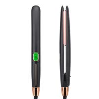 China PET Titanium Ceramic Hair Straightener 240V Infrared Flat Iron Styling Tools for sale