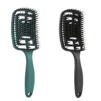 China Ergonomic Handle Hair Massage Brush Comb Bristle Nylon ETL for sale