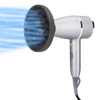 China 1400W DC Hair Dryer Negative Ions Small Size 2m Cord With 3 Nozzle for sale