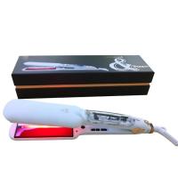China 2.5m Cord MCH Ceramic Tourmaline Hair Straighteners Infrared Steam Hair Straightener for sale