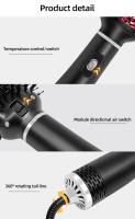 China Round Blow Out Brush Hair Dryer Volumizing Titanium Hot Tools One Step Blowout Volumizer for sale