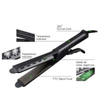 China Salon Wet Dry Fast Styler Ceramic Hair Straightener Tourmaline Ionic Flat Iron Steam Hair Straightener for sale