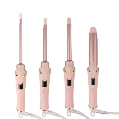 China Electric Hair Curler 6mm /9mm /13mm /25mm Size Pink Mini Hair Curler Easy to Handle Hair Curler Iron for sale