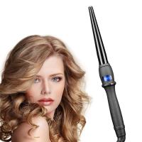 China 19mm 25mm 32mm Ceramic Hair Curling Wand Electric Hair Curler With LCD Display for sale