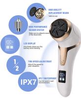 China Portable USB Electric Foot Callus Remover Electric Vacuum Adsorption Foot Grinder for sale