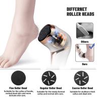 China Portable USB Electric Foot Callus Remover Electric Vacuum Adsorption Foot Grinder for sale
