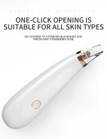 China OEM ABS Plastic Electric Facial Pore Cleaner Vacuum Acne Blackhead Remover for sale