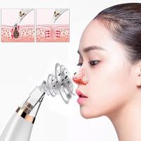 China OEM ABS Plastic Electric Facial Pore Cleaner Vacuum Acne Blackhead Remover for sale
