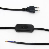 China UC Black Brazil Laptop Power Cord 100 Foot Extension Cord With Switch for sale