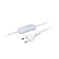 China UC Brazil Switch Power Cord IEC C5 White Black Extension Cords for sale