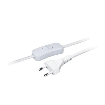 China UC Brazil Switch Power Cord IEC C5 White Black Extension Cords for sale