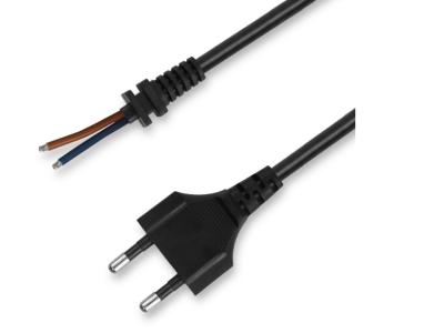 China INMETRO 2 Pin Brazil Power Cord ISO 14000 EPP Inner Flame Retardant for sale