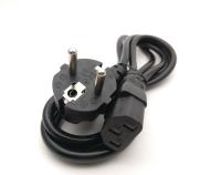 China 2 Prong VDE Power Cord 8ft Length Black Color For Laptop Computer for sale