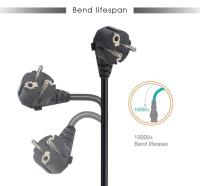 China Electronical Machine C13 C14 Power Cable HO55VV-F EU Plug Extension Cord for sale