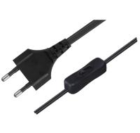 China European VDE Power Cord AC IEC 3 Ft Extension Cord With Switch for sale