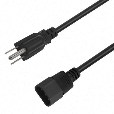 China 3 Prong AC US Plug Power Cord 10A 13A 15A 125V for laptop desktop for sale