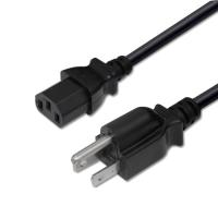 China 3 Pin US Standard Power Cable IEC C13 PVC Pure copper UL Safety Approved for sale