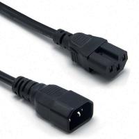 China 6 Inch Electric Power Extension Cord IEC C13 3x0.75mm2 PVC Insulated for sale