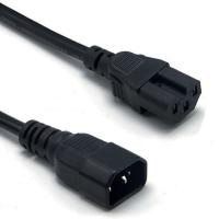 China UL Approved AC Safe Extension Cord 18AWG 0.8m 3 Prong AC Power Cord For TV for sale