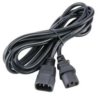 China 250V 10A AC Power Extension Cord C13 C14 1.2m 1.5m 1.8m For Refrigerator for sale