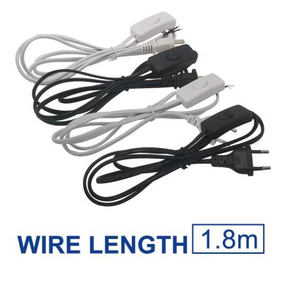 China Laptop Electric 2.0m Switch Power Cord 303 European 2 Pin Extension Lead for sale