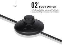 China 2ft Switch Power Cord European VDE Wear Resistance With Argentina Plug for sale