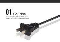 China Waterproof UL Extension Cord 2.2m 2.8m heat resistant With Plug for sale