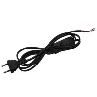 China EU Plug Switch Power Cord AC 110V 10A Copper ABS PVC Material for sale