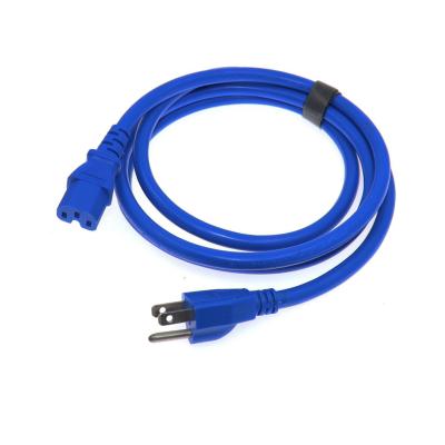 China CSA UL Power Cord 0.5mm America Three Prong Plug For Outdoor Use for sale