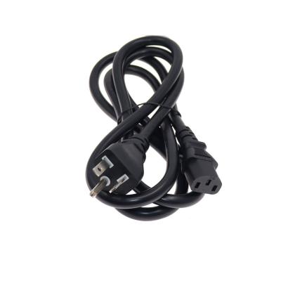 China USA Three Prong UL Power Cord 14AWG 8 ft Length for Home appliance for sale