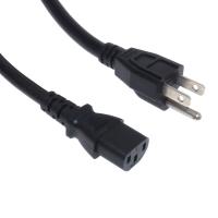 China USA Three Prong UL Power Cord 14AWG 8 ft Length for Home appliance for sale