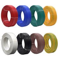 China 0.75mm PVC Insulated Flexible Cable 100 Meter/Roll 300V 500V Voltage for sale