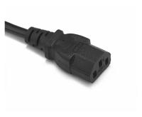 China Durable ASTA 60227 IEC53 Power Cord UK Plug To C5 3 Pin Laptop Power Lead for sale
