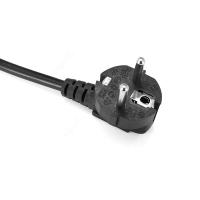 China 2Pin 1.5Meter EU Power Cable 250V 2.5A Standard Laptop Power Cord With Plug for sale