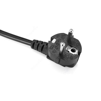 China 2Pin 1.5Meter EU Power Cable 250V 2.5A Standard Laptop Power Cord With Plug for sale