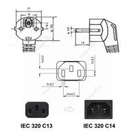 China 2Pin 1.5Meter EU Power Cable 250V 2.5A Standard Laptop Power Cord With Plug for sale