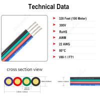 China 18AWG PVC Electric Wire Cable JST SM Connector 20m Length CSR Approved for sale