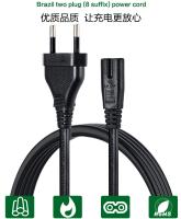China 10A 250V 2 Pin AC Power Cord 2x0.5mm2 2x0.75mm2 Brazil Power Cable for sale
