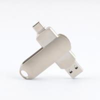 China Twist TYPE C Metal USB Flash Drive 3.0 64GB 128GB 256GB Fast Speed for sale