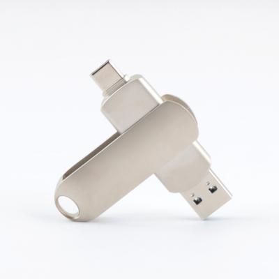 China Twist TYPE C Metal USB Flash Drive 3.0 64GB 128GB 256GB Fast Speed for sale