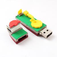 China 3D Copy Real PVC USB Drive Sailing Ship Customized Shapes for sale