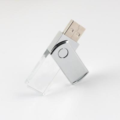 China Superior Crystal Shinny LED Light USB Flash Drive 2.0 Full Memory for sale