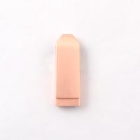 China Rose Gold Metal Color 360 Degree Twist USB Drive Uploading Data Free for sale