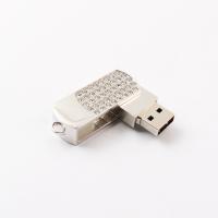 China PCBA 2.0 And 3.0 Crystal USB Flash Drive Silver Shiny Fast Speed for sale