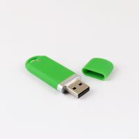 China CMYK Logo Fast Speed Plastic USB Stick Made With / Without Rubber Oil Body for sale